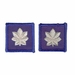 Navy Commander (05) CDR Rank Insignia Collar Device (pair) Patch