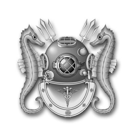 Navy Diving Medical Technician Vinyl Transfer Decal