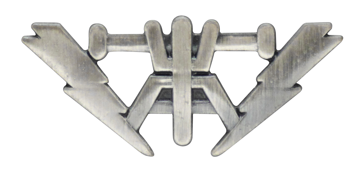 NAVY FIRE CONTROLMAN ( FC ) BALL CAP PIN