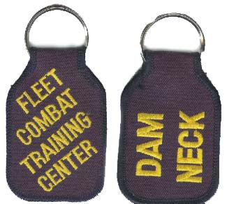 Navy Fleet Combat Training Center Dam Neck Military Keychain