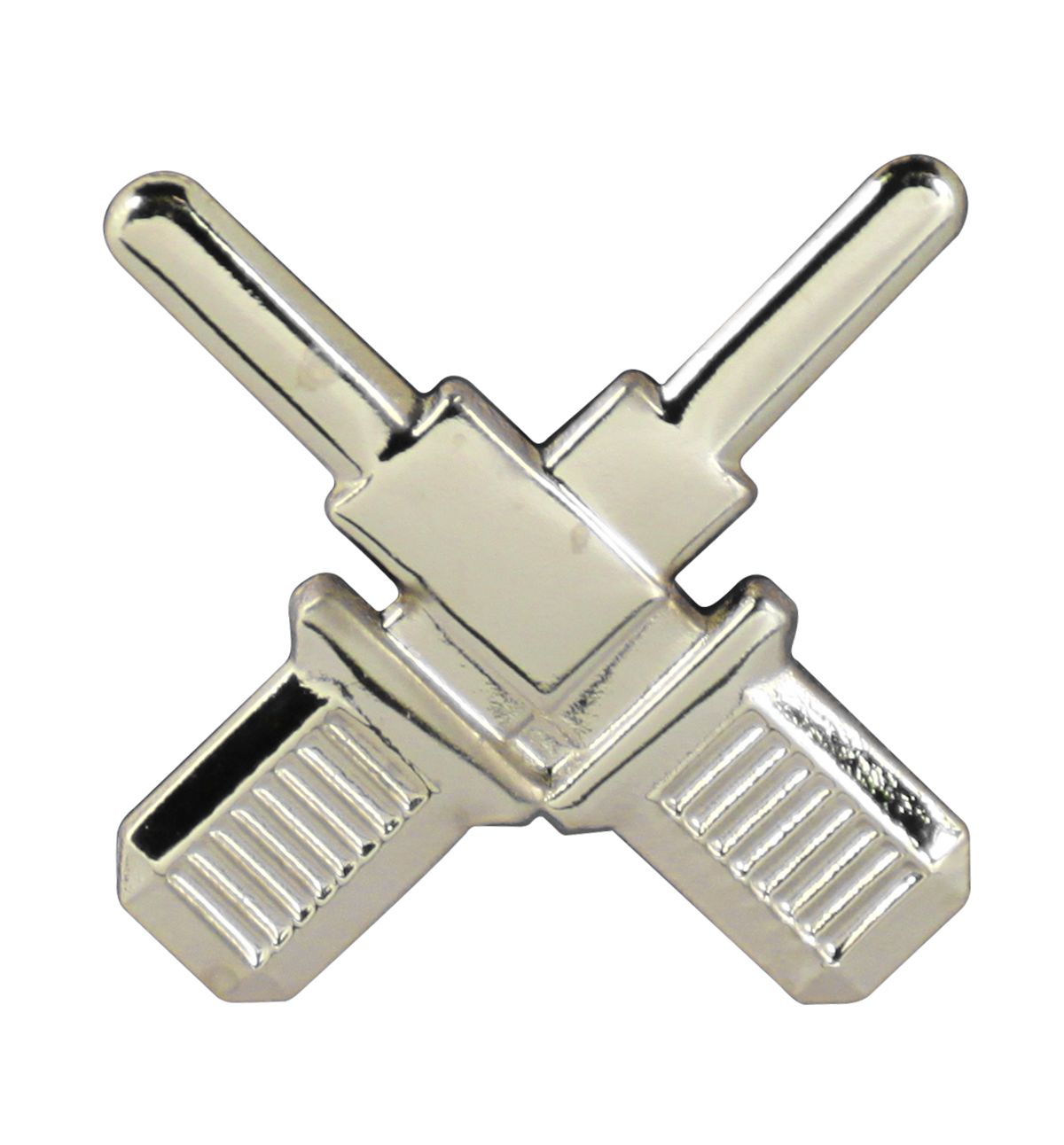 NAVY GUNNER'S MATE mirror finish only ( GM ) BALL CAP PIN