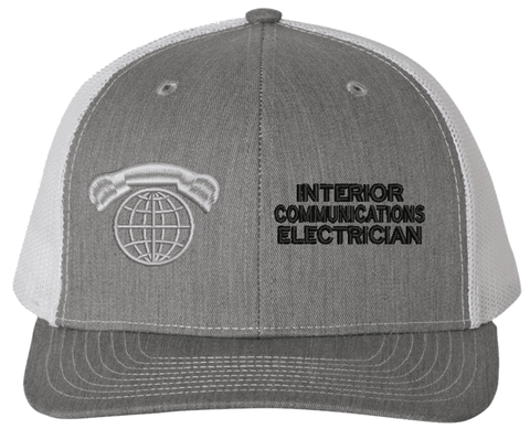Navy Interior Communications Electrician (IC) Rating USA Mesh-Back Cap
