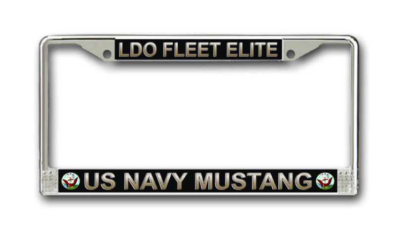 Navy LDO Fleet Elite License Plate Frame
