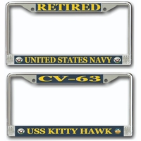 Military License Plate Frames