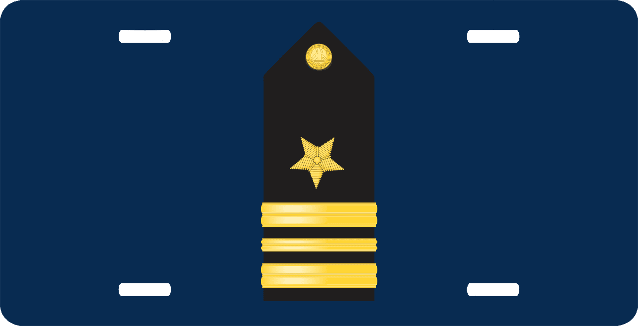 Navy Lieutenant Commander License Plate