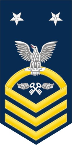 Navy Master Chief Gold E-9 Aviation Storekeeper AK Decal Sticker