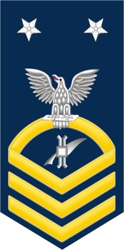 Navy Master Chief Gold E-9 Legalman LN Decal Sticker