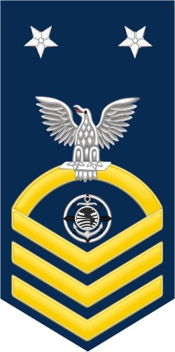 Navy Master Chief Gold E-9 Religious Program RP Decal Sticker