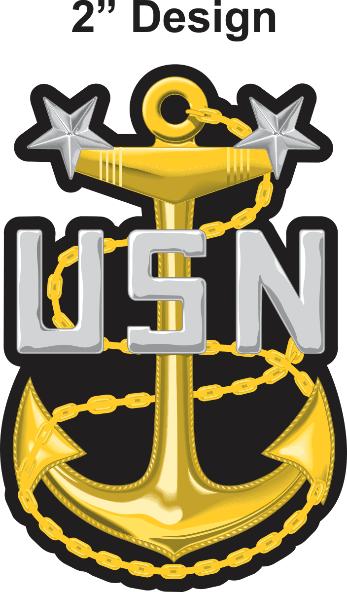 Navy Master Chief Petty Officer (MCPO) Decal