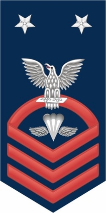 Navy Master Chief Red E-9 Aircrew Survival Equipmentman PR Decal Sticker