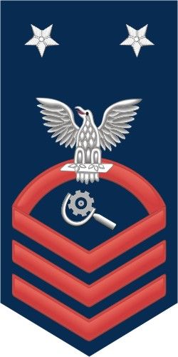 Navy Master Chief Red E-9 Machinery Repairman MR Decal Sticker