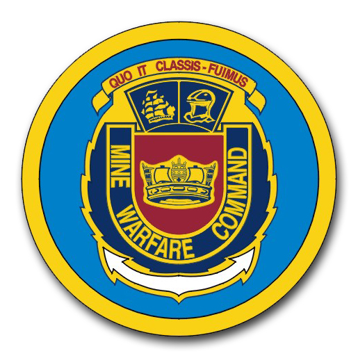 Navy Mine Warfare Command Vinyl Transfer Decal