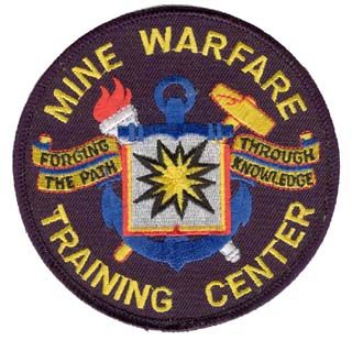 Navy Mine Warfare Training Center 4" Military Patch