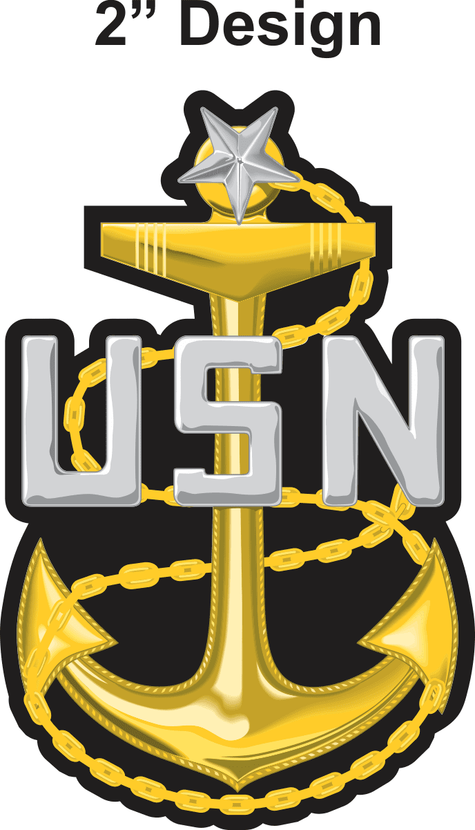 Navy Senior Chief Petty Officer (SCPO) Decal