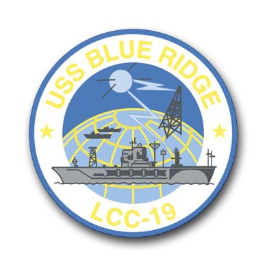 Navy USS Blue Ridge LCC-19 Vinyl Transfer Decal