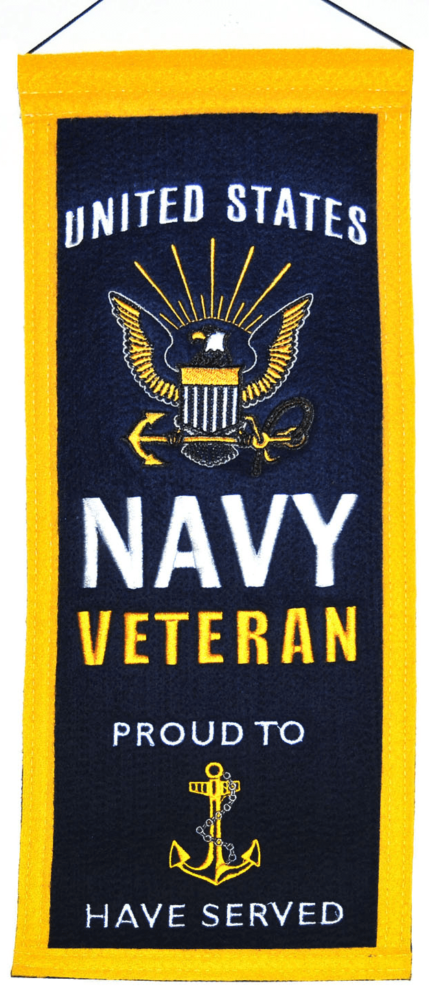 Navy Veteran Mini Banner
