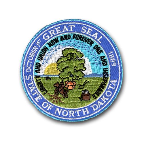 NORTH DAKOTA STATE SEAL PATCH
