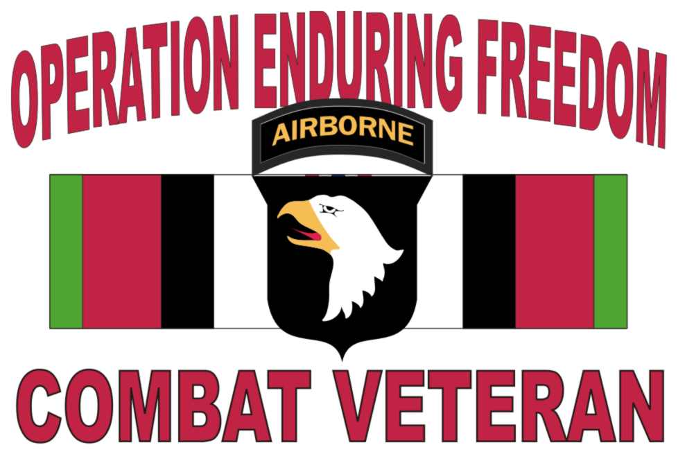 Operation Enduring Freedom 101st Airborne Sticker Decal