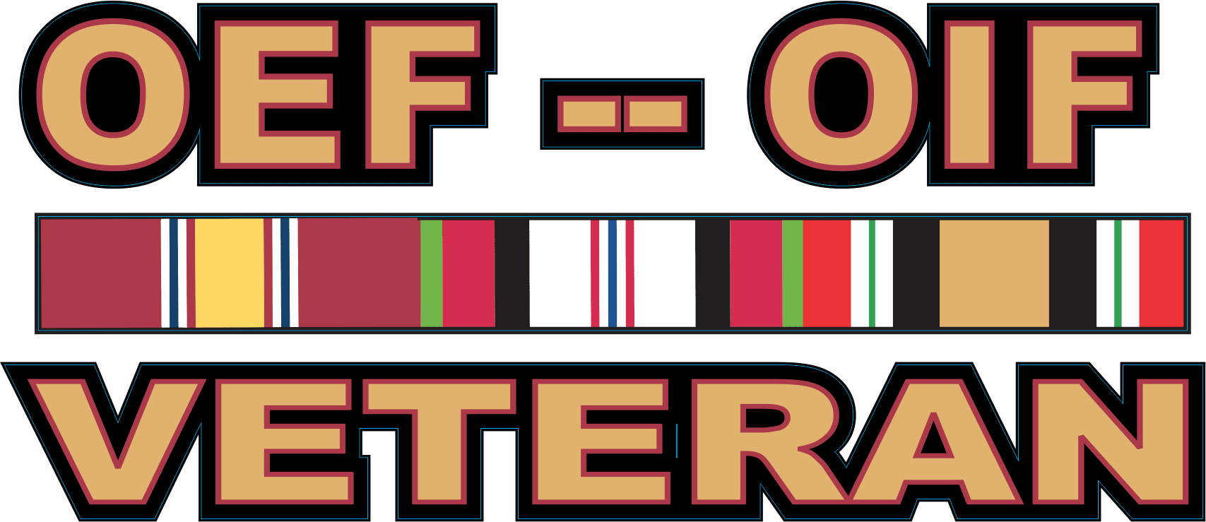 Operations Enduring Freedom (OEF) and Iraqi Freedom (OIF) Veteran Decal