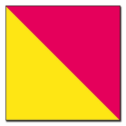 Oscar Signal Flag Sticker Decal