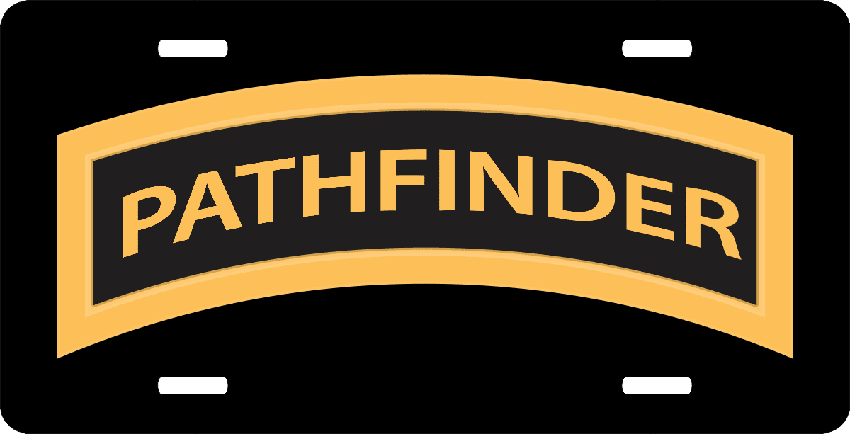 Pathfinder Tab License Plate