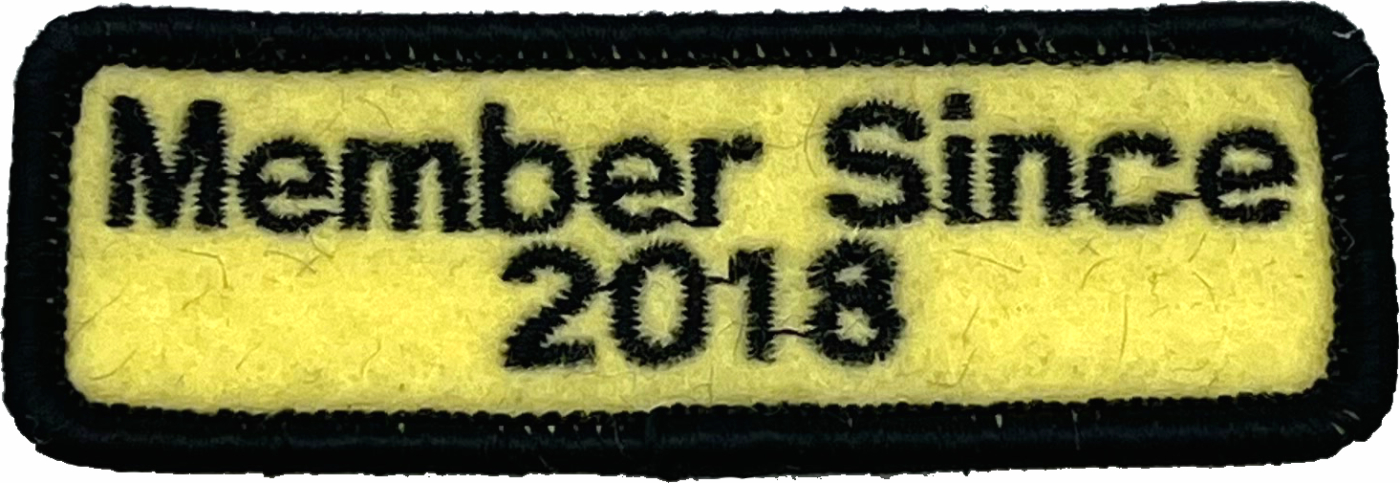 PGR Member Since 2018 Patch
