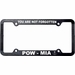 POW-MIA License Plate Frame