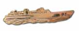 PT BOAT (GOLD) LAPEL PIN
