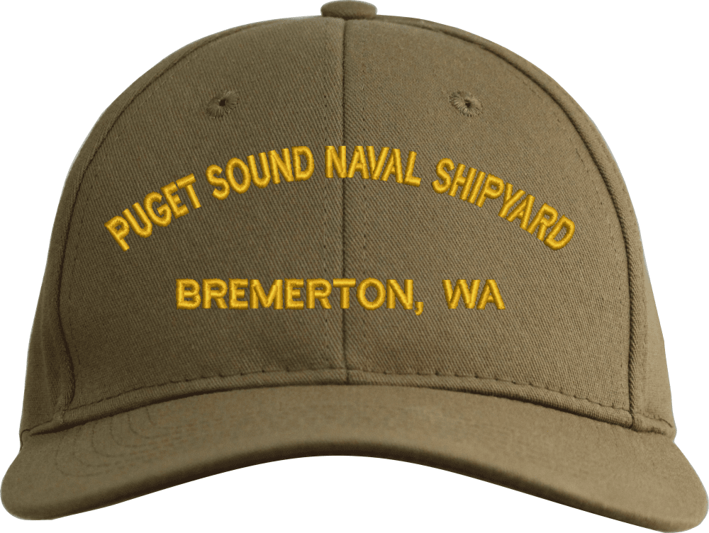Puget Sound Naval Shipyard Bremerton Custom Embroidered Cap