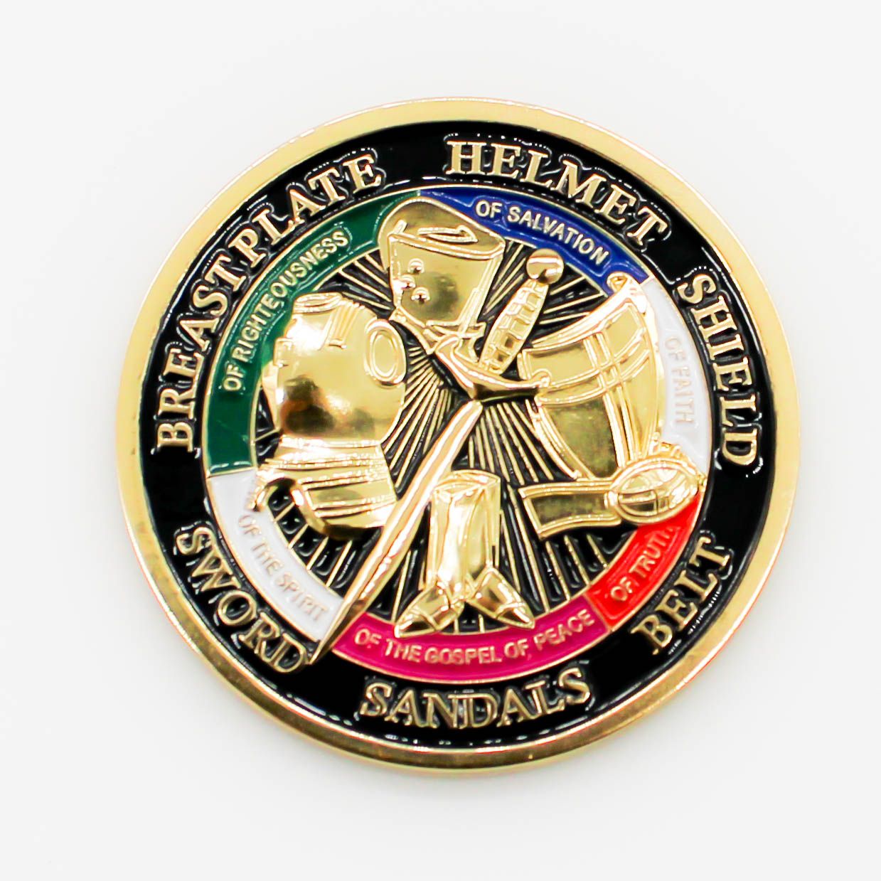 PUT ON THE WHOLE ARMOR OF GOD COIN