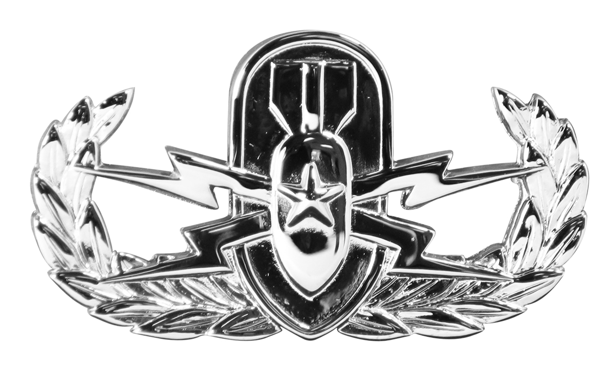 Senior Explosive Ordnance Disposal Badge - Mirrored Finish