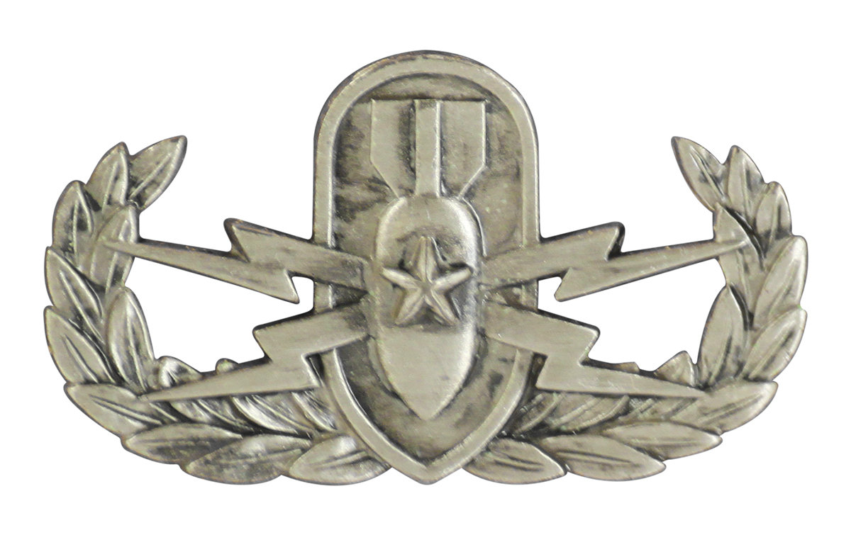Senior Explosive Ordnance Disposal Badge - Oxidized Finish