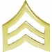 Sergeant (Gold) Lapel Pin