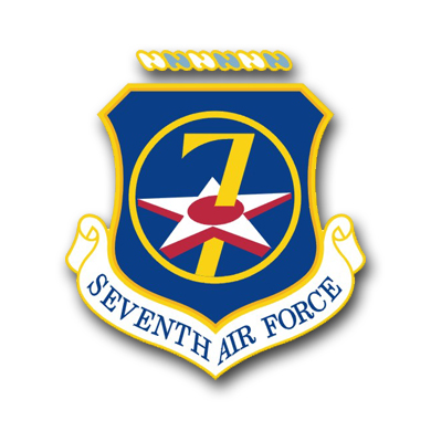 Seventh Air Force Vinyl Transfer Decal
