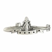 Silver Submarine Deterrent Patrol Pin