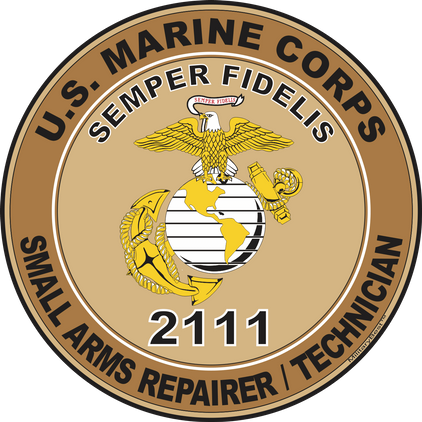 U.S.M.C. MOS 2111 Small Arms Repairer / Technician Decal