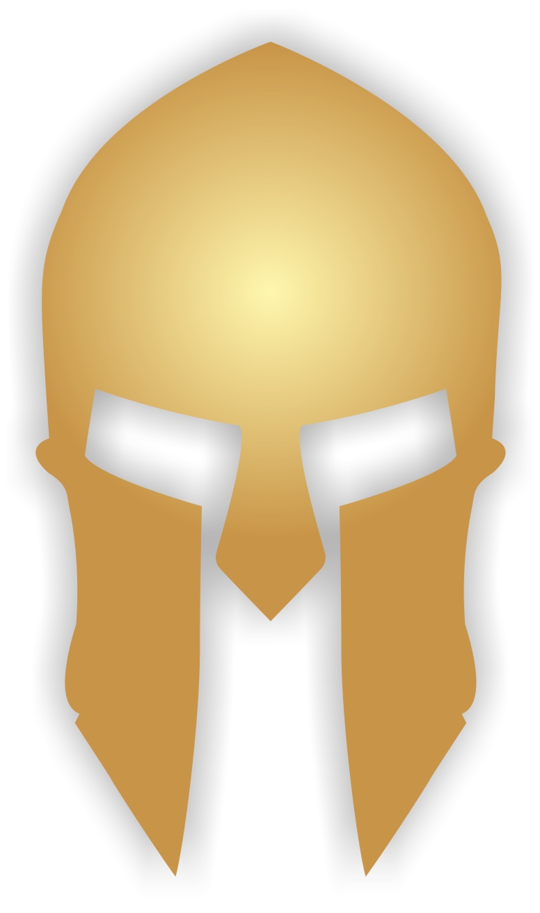 Spartan Helmet Decal Sticker