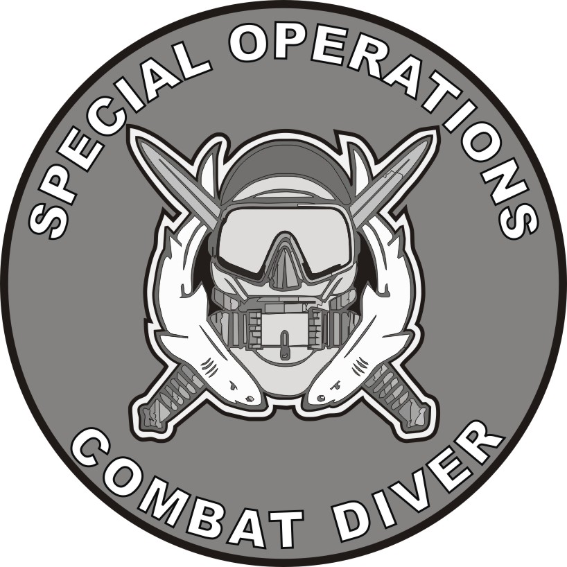Special Forces Combat Diver 2 Decal