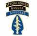 Special Forces Ranger Airborne 1 1/8" Lapel Pin