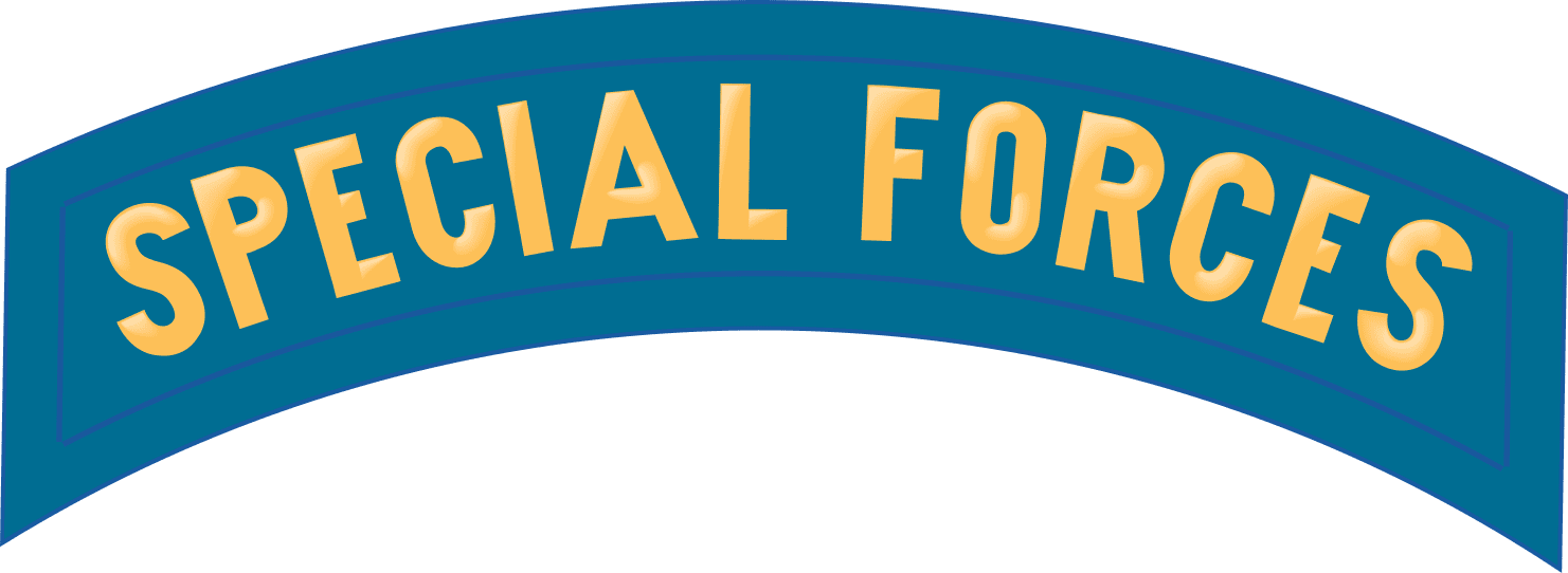 Special Forces Tab Vinyl Transfer Decal