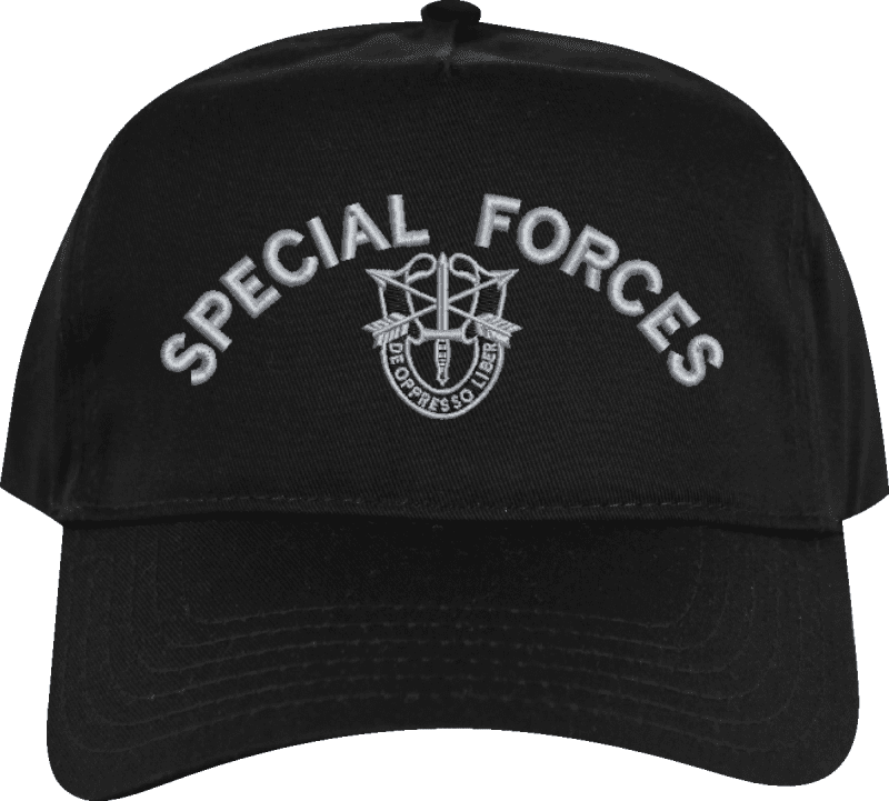 U.S. Army Special Forces with Crest Embroidered Cap