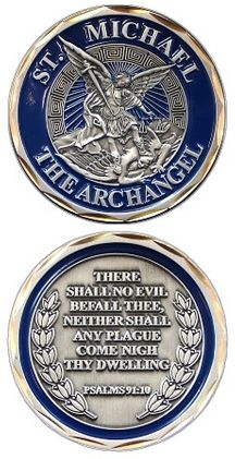 St. Michael The Archangel Challenge Coin