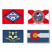 Flag Shoulder Patches and State Seals