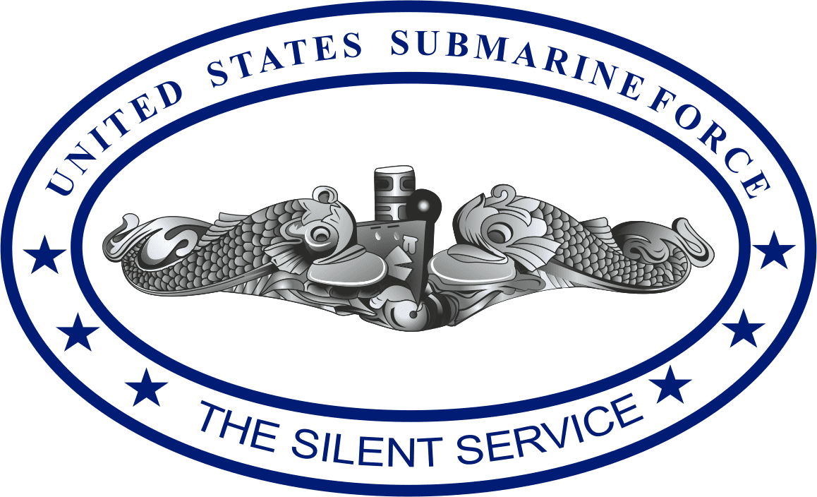 Submarine Force Silent Service Oval Decal Submarine Force Silent Service Oval Decal