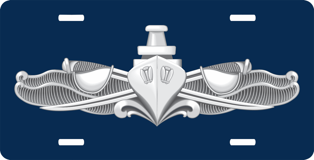 SURFACE WARFARE ENLISTED MILITARY License Plate