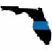Thin Blue Line Florida State Decal