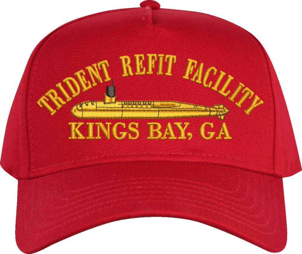 Trident Refit Facility at Kings Bay Custom Embroidered Cap