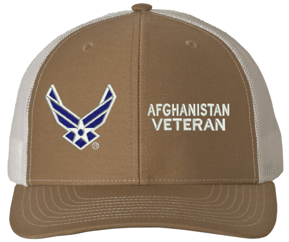 U.S. Air Force Hap Wings Afghanistan Veteran Mesh Back Cap