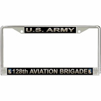 U.S. Army 128th Aviation Brigade License Plate Frame