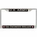 U.S. Army 18th Engineer Brigade License Plate Frame